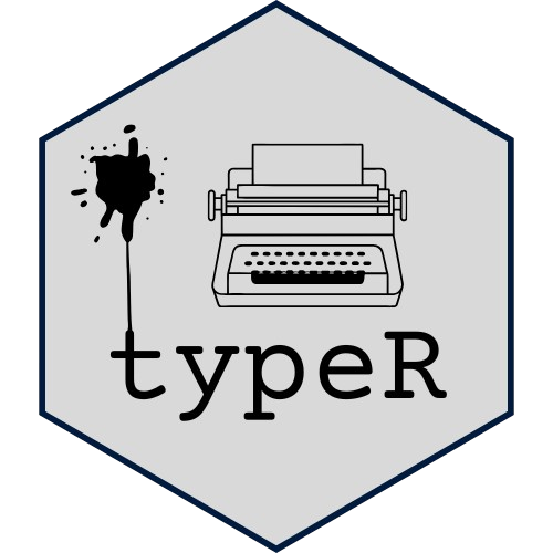 Simulate Typing Script • typeR